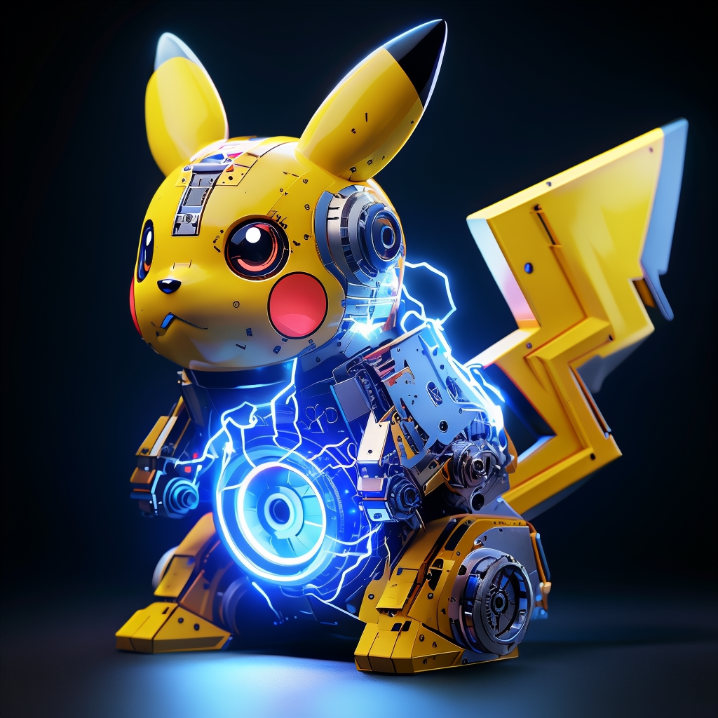 Mechanical Pikachu by M. Damian Zazueta Retamoza - Playground