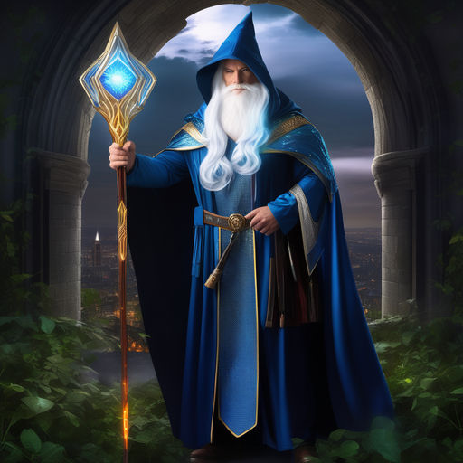 Merlin the wizard reimagined as a modern superhero by Grant Boettger ...