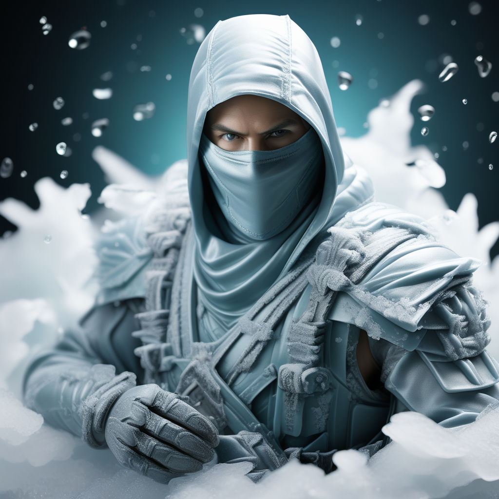 Ninja made of ice by xGa3xl330 - Playground