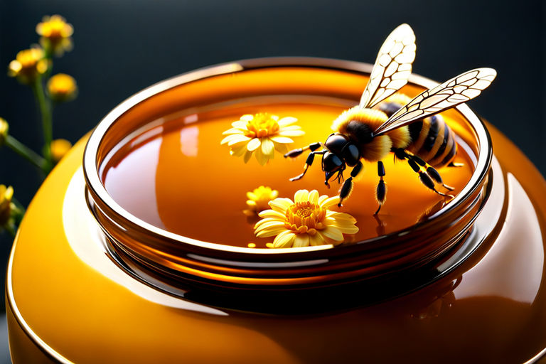 A beautiful pot of honey by Angela Zen - Playground