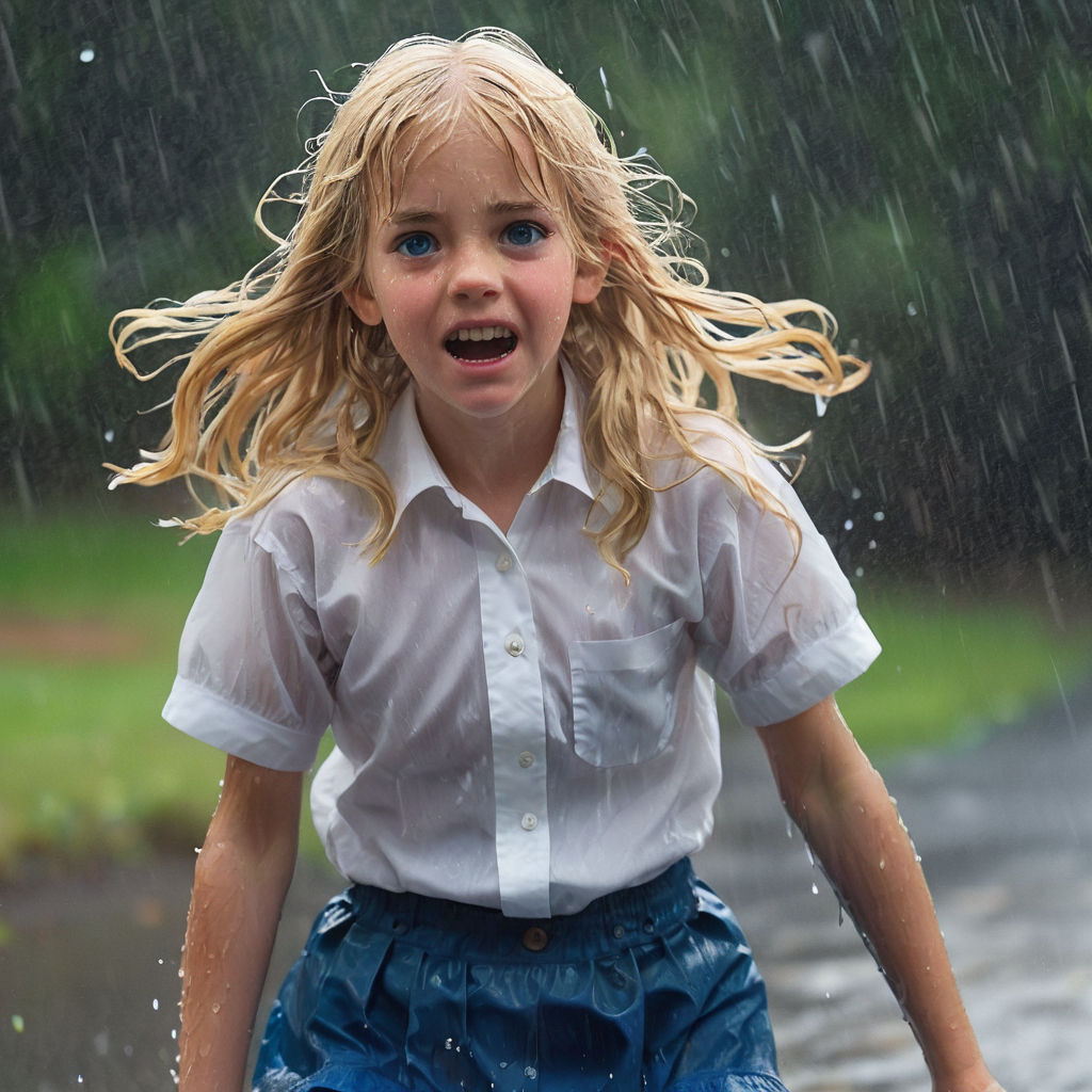 12 year old blonde American School girl by Lol Lol - Playground