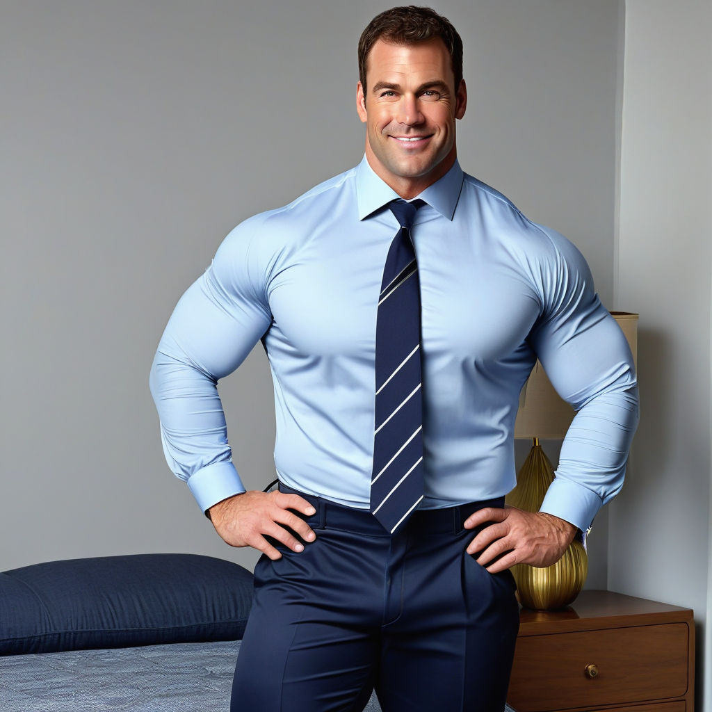 Realistic very attractive very big huge muscular handsome hu... by ...
