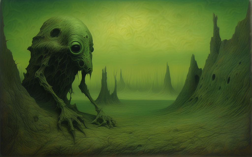 Beksinski-inspired landscape by TheGame23 - Playground