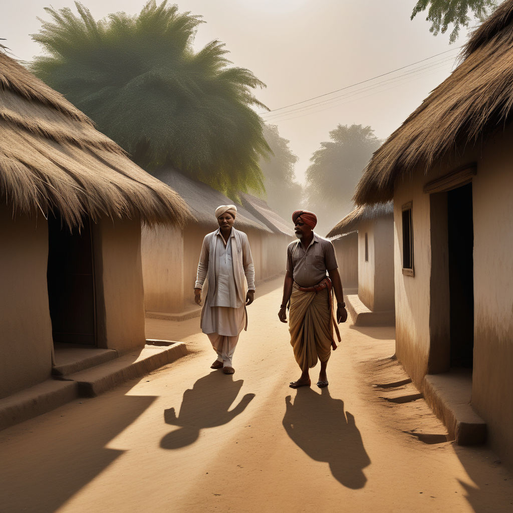 An Indian village scene by Aparichit - Playground