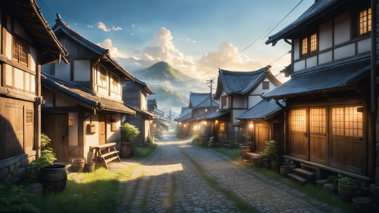 Photography of a rustic village scene by Wycsword - Playground