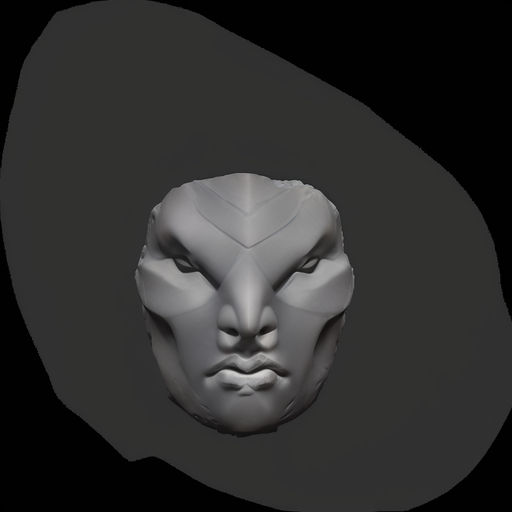 Bust of an amazing stone sculpture of a mythic being by Lou Coughlin ...