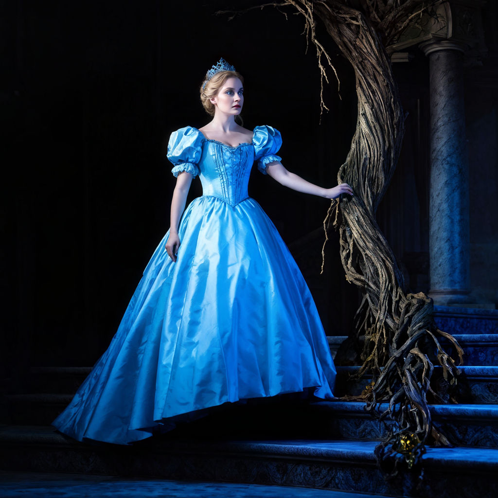 Cinderella portrayed with sinister features by Rum _ - Playground