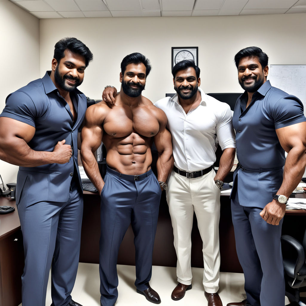 6´2 muscle man South Indian hunks 5 friends daddy face. Hype... by Bee ...