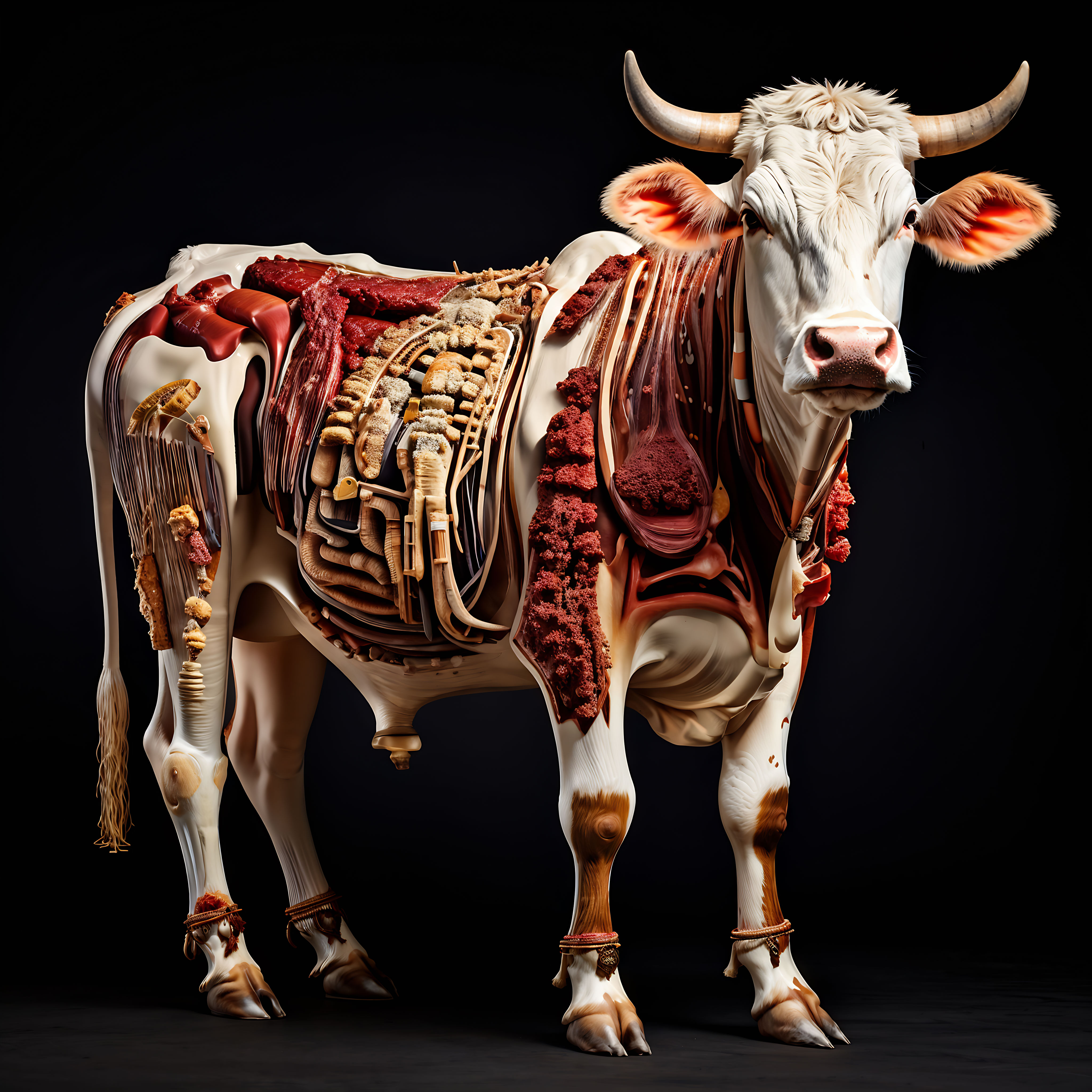 DIGESTIVE SYSTEM OF COW by Shamiya Singh - Playground