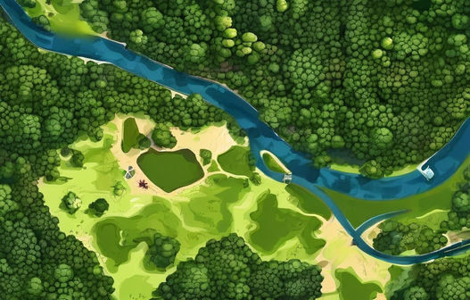 Top down map by Emo Sparks - Playground