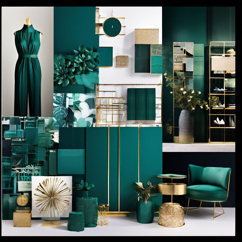 Moodboard layout focusing on Visual Merchandising and Social... by ...