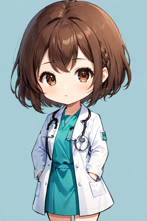 A chibi female doctor by Anna Fontanella Álvarez - Playground