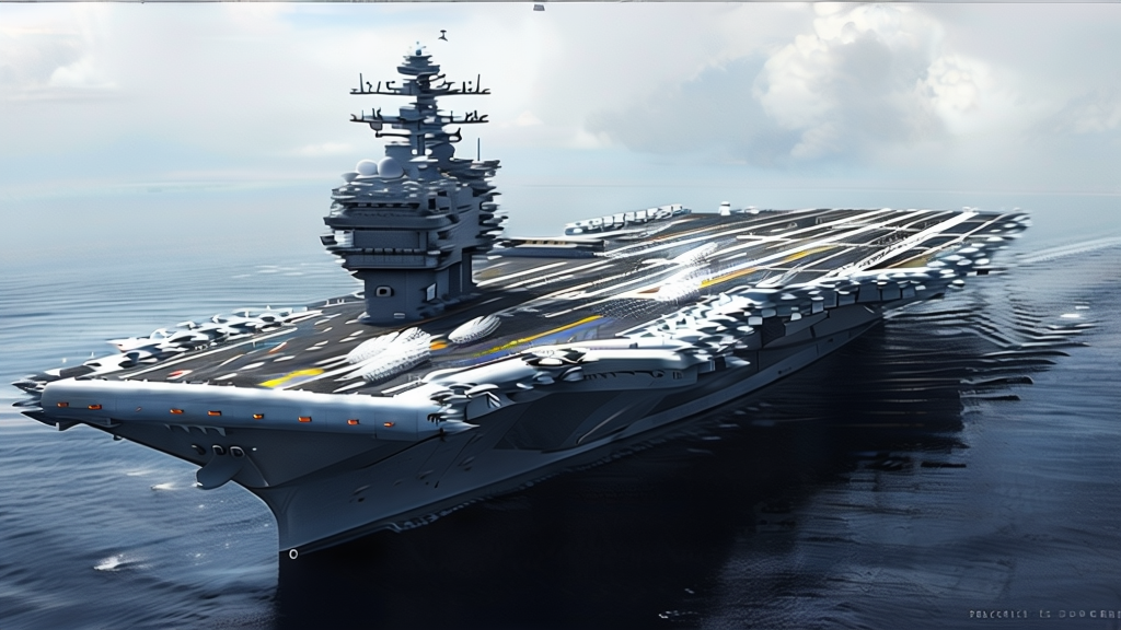 Future high-tech aircraft carrier by Chuck Goode - Playground