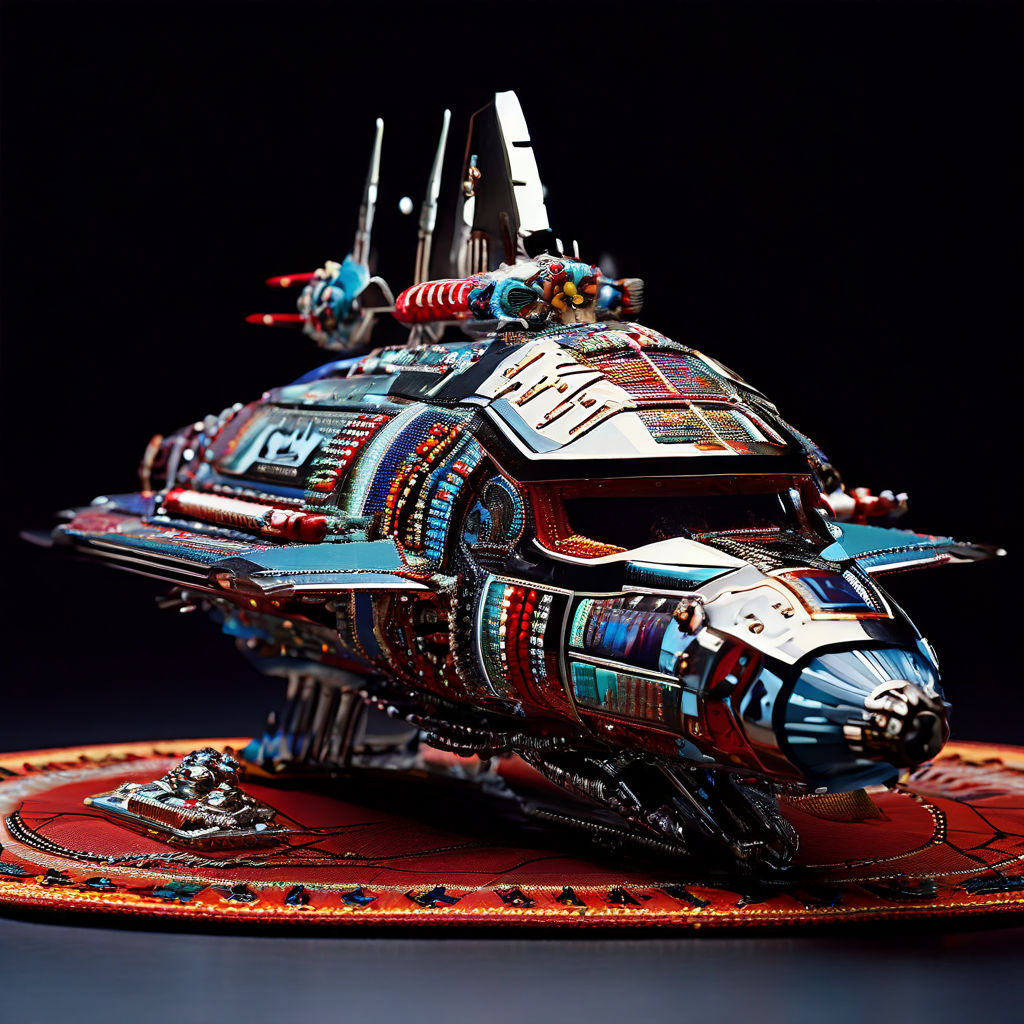 Sioux spaceship combining futuristic design by Captain Pike - Playground
