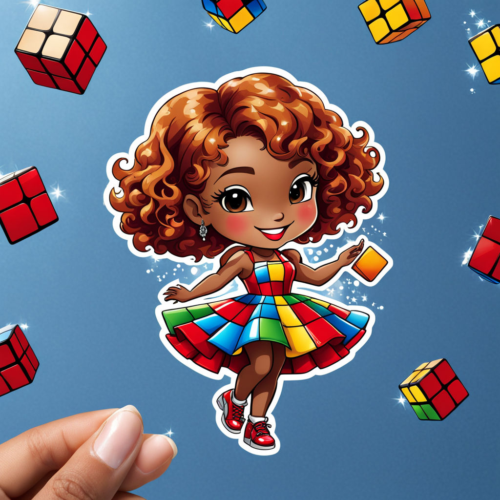 Hyper realistic caramel Chibi Inspired sticker sheet for an ... by VS ...