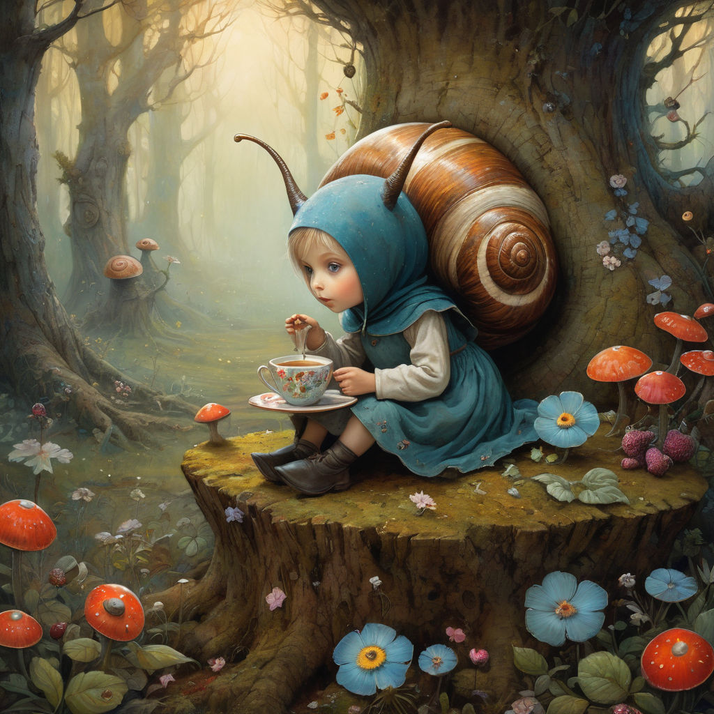 Nicoletta Ceccoli Painting Technique