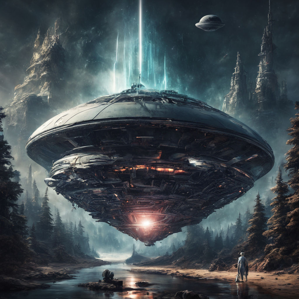 alien ship , Mysterious by Константин Мажура - Playground