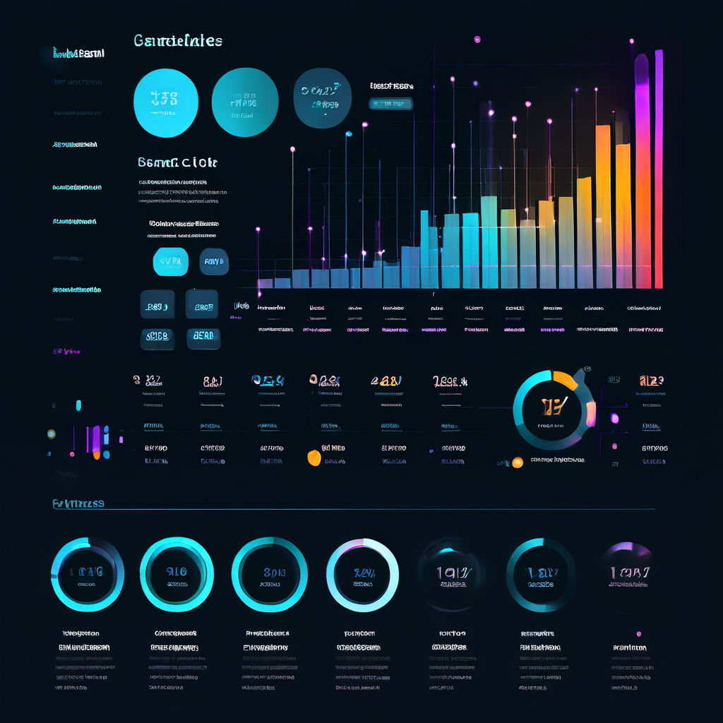 High-contrast color palette for digital marketing analytics by Chaima ...