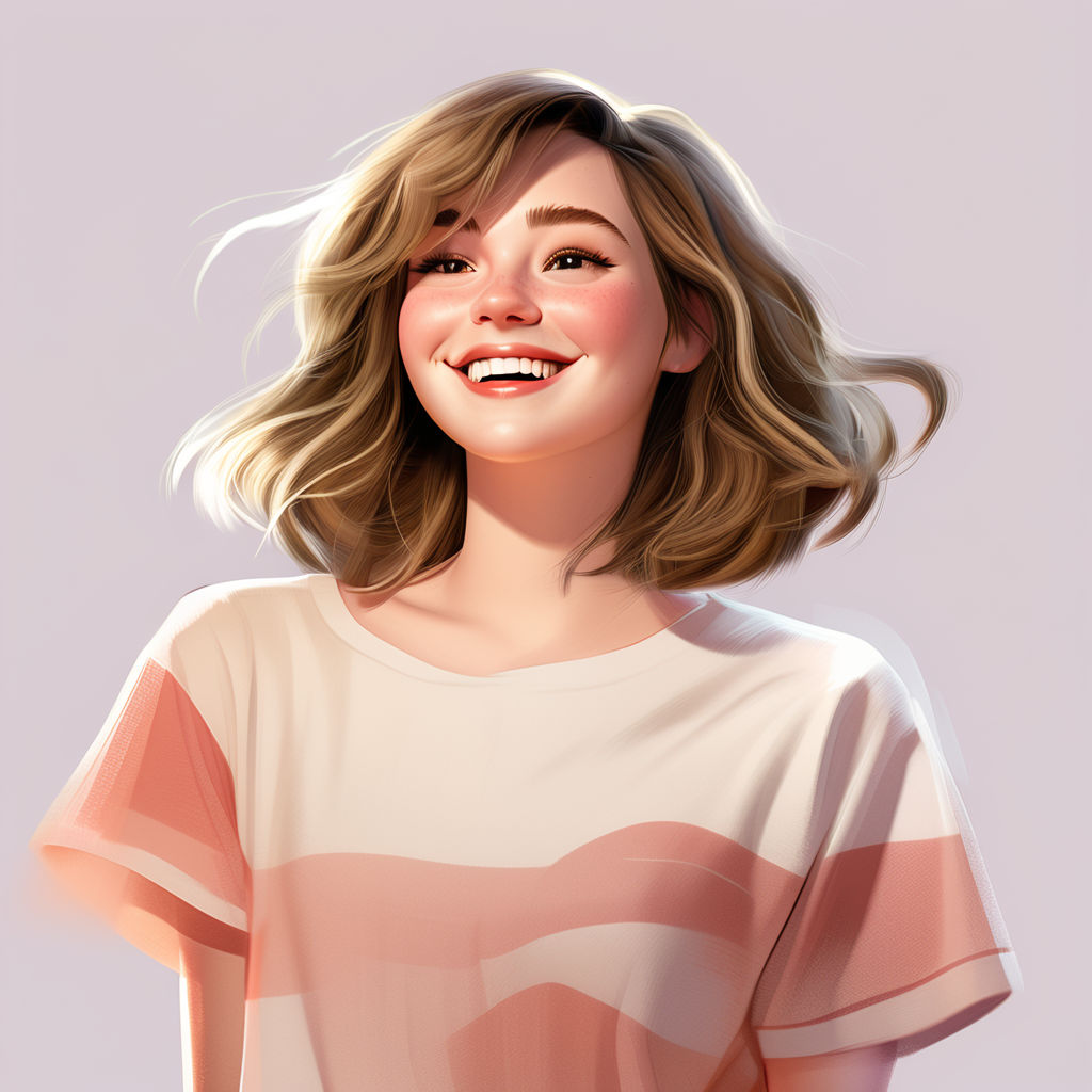 Disney Pixar-style illustration of a woman by Dinamara Lopes - Playground