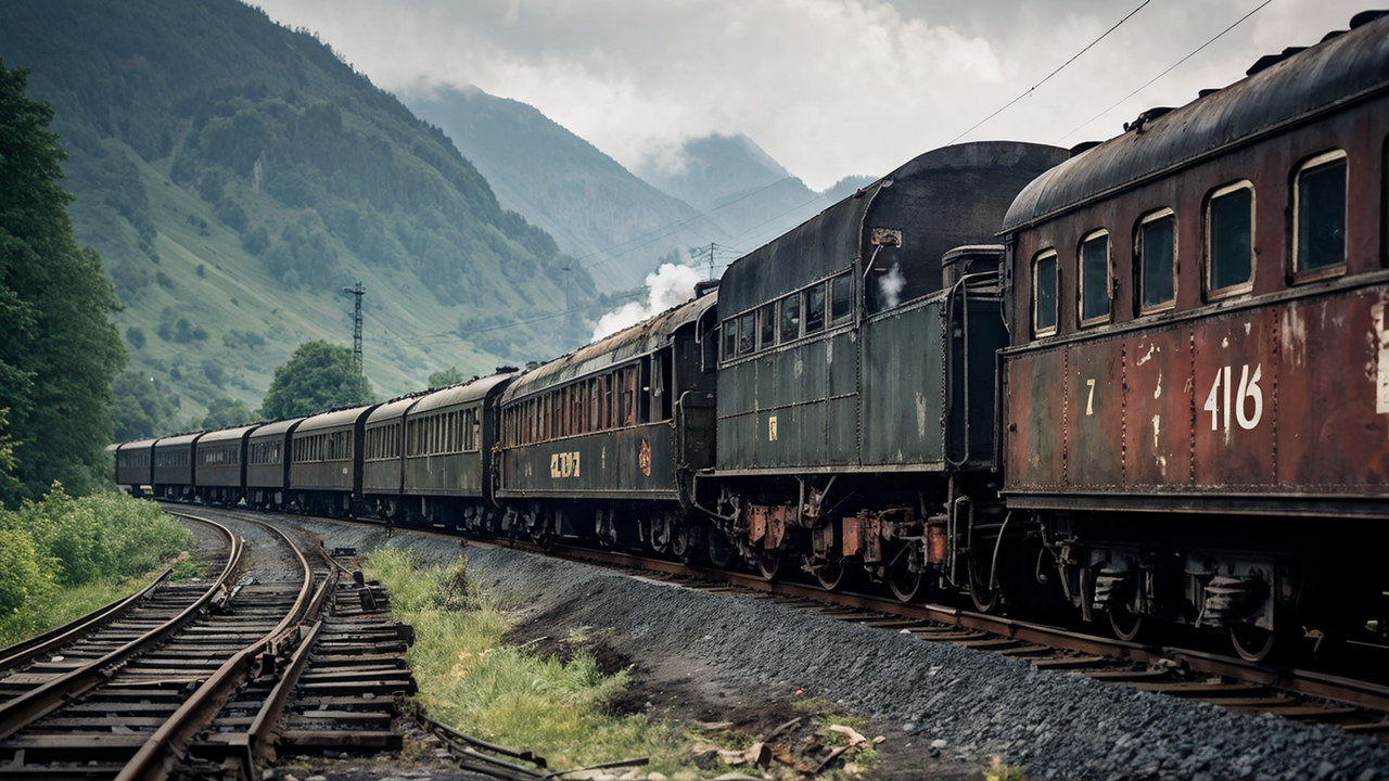 1940s German trains by Francis Mobberley - Playground
