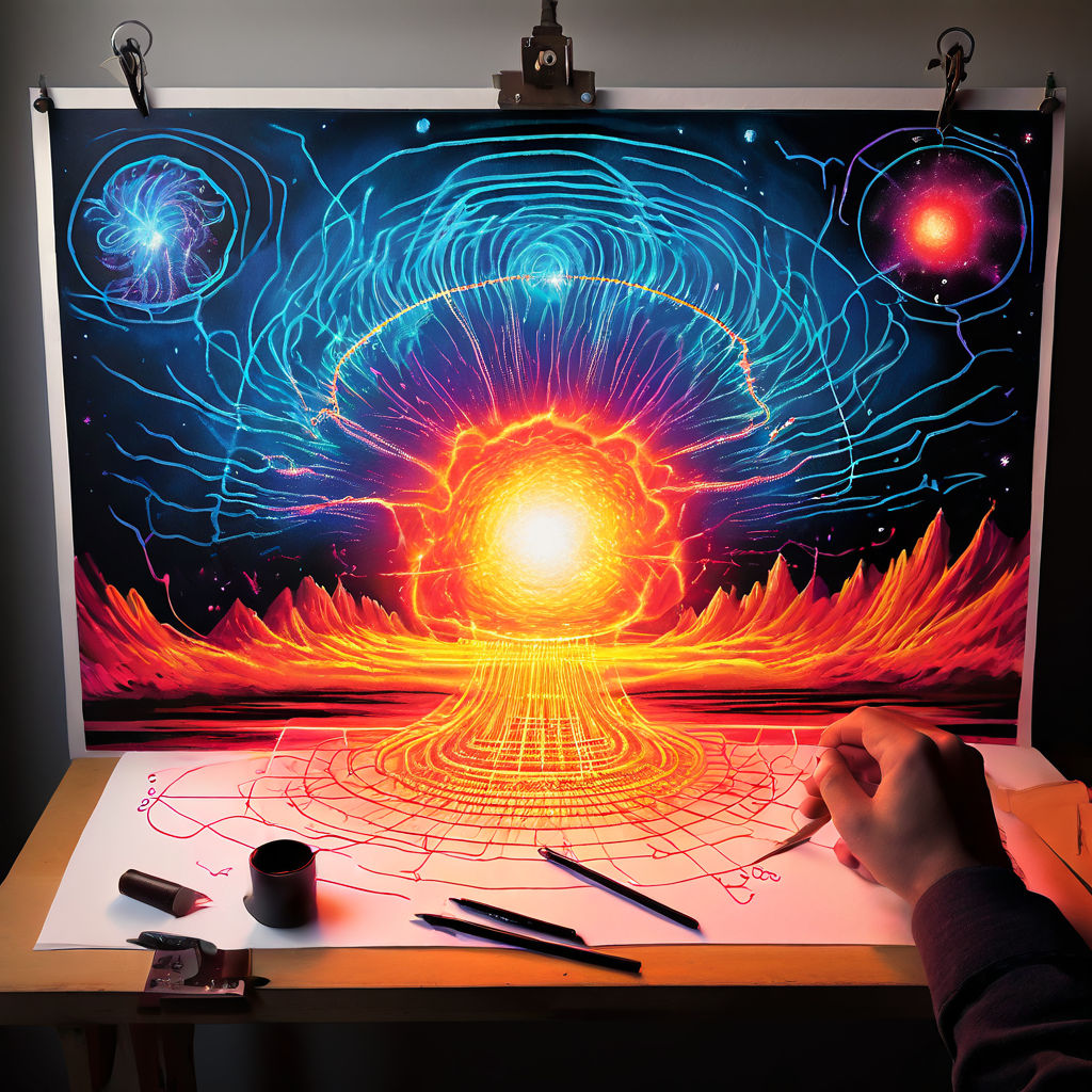 Draw me a poster making about infrared rays of electromagnet... by ...