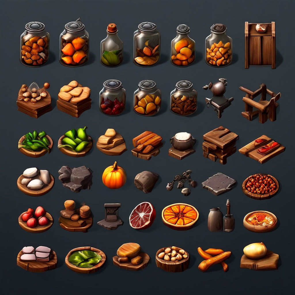 Video game spritesheet by theKrosta - Playground