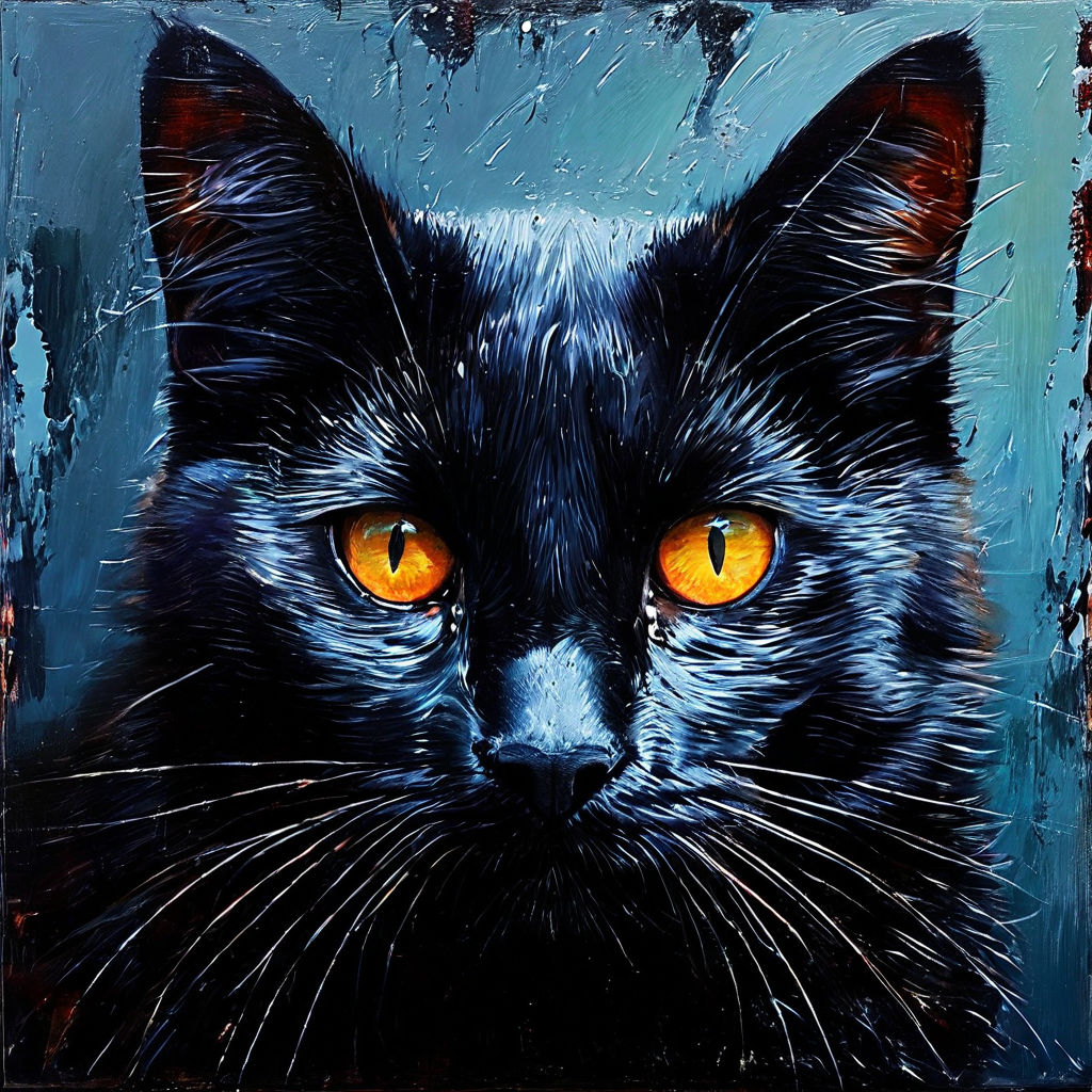 The black cat Vasya by Дмитрий - Playground