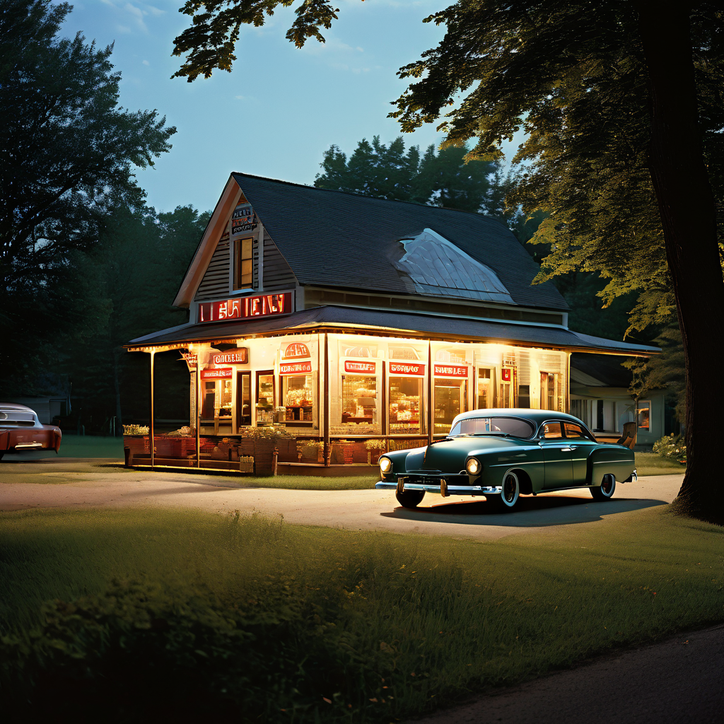 1950s small town by C M - Playground