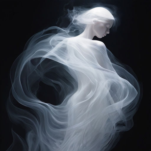 A captivating abstract illustration of a human figure by Wendy Pommier ...