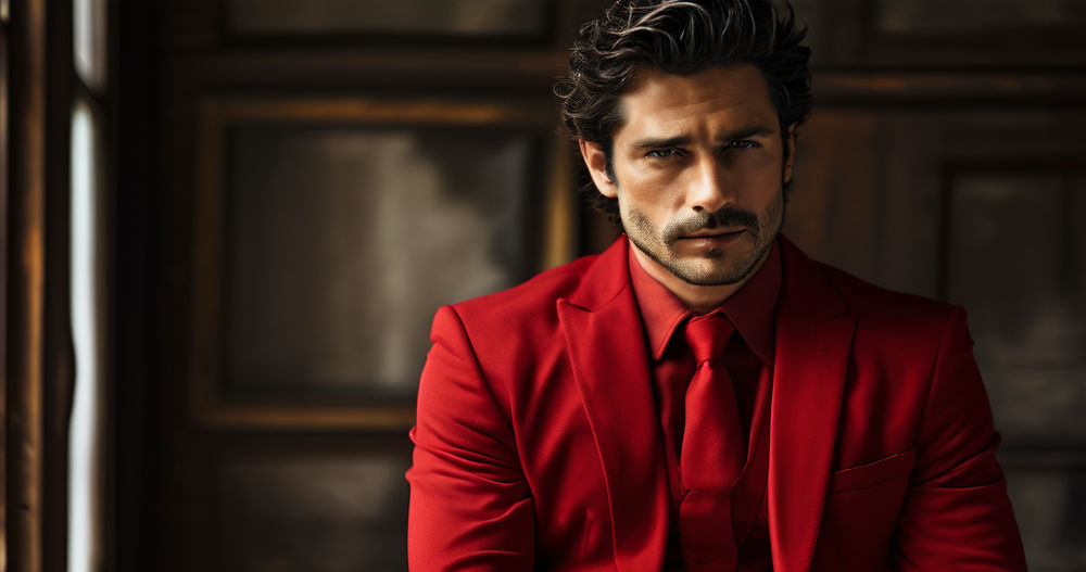 The man in red by Дарья Свитко - Playground