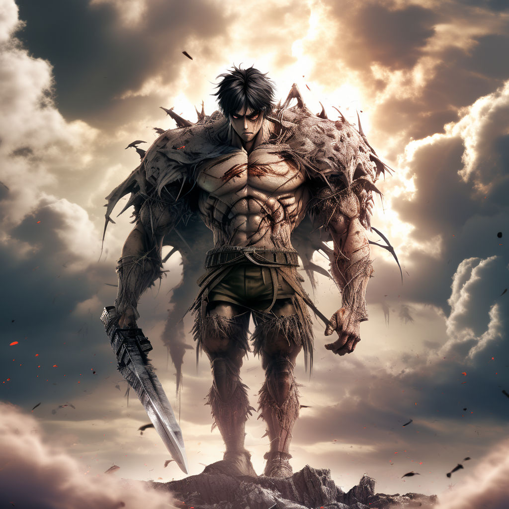 Eren titan full body wallpaper for mobile by Purv Patel - Playground