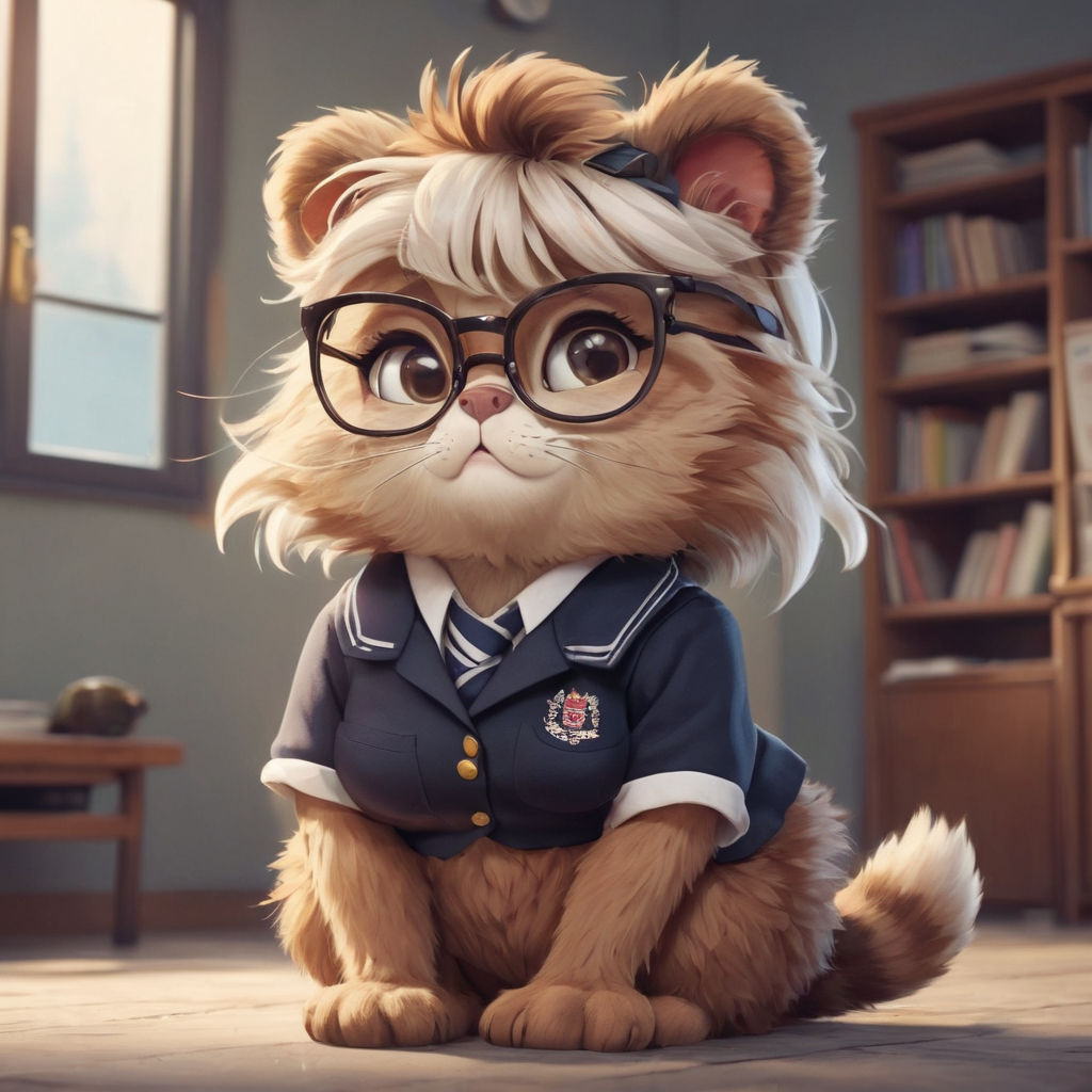 One female animal character in cartoon style. It looks like ... by ...