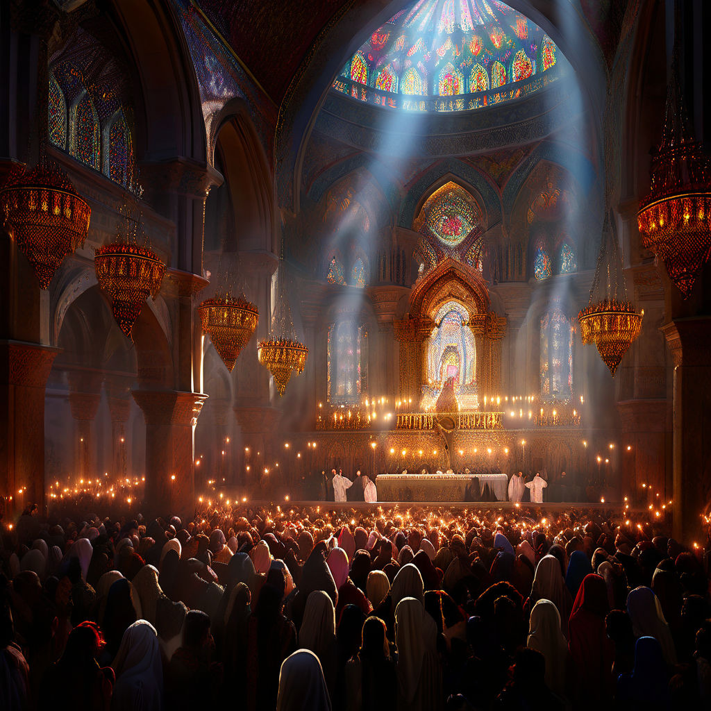 A Vivid Scene From A Palestinian Religious Ceremony By Romy Janssen Playground