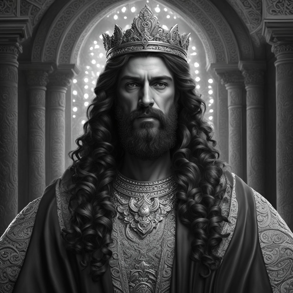 A portrait of Ahaziah king of Judah that appears in the Bibl... by ...