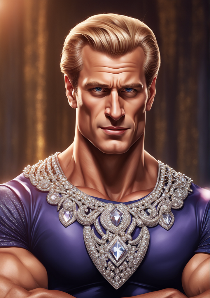Prince Philip reimagined as a massive bodybuilder at 25 year... by ...