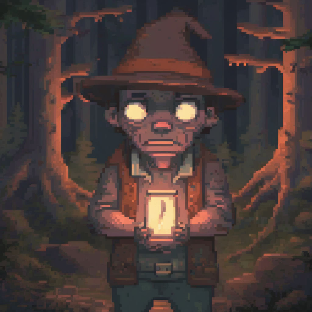 Gravity Falls style macabre character by FP - Playground