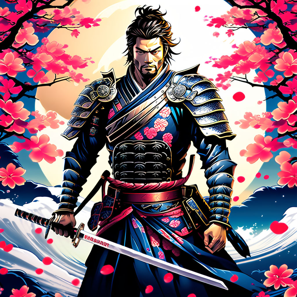 A stoic samurai warrior by Mehdi Sarabi - Playground