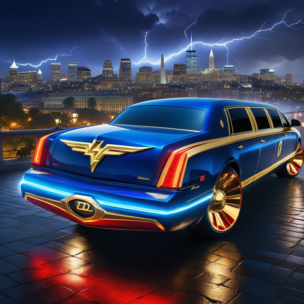 Create an electrifying visual transformation where a limousi... by Eray ...