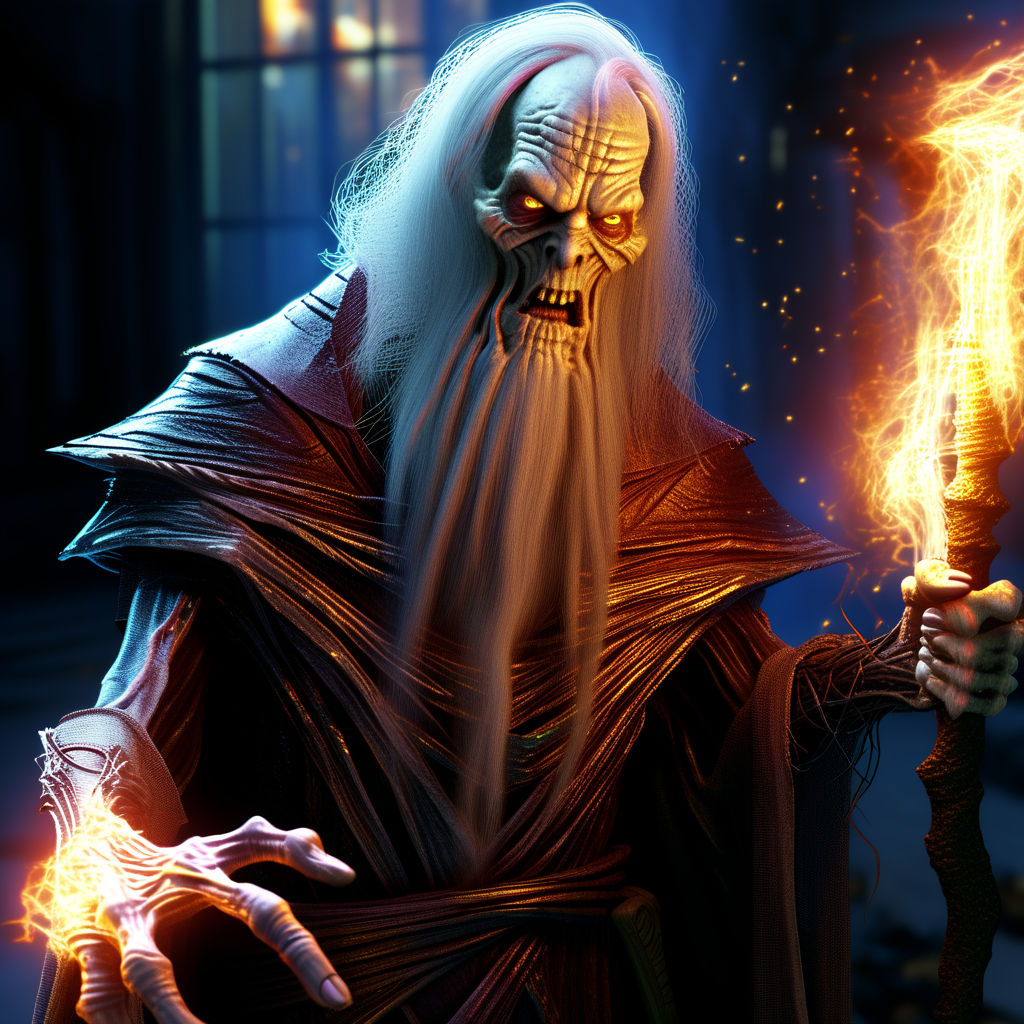 Corrupted wizard by Bastian Berberich - Playground