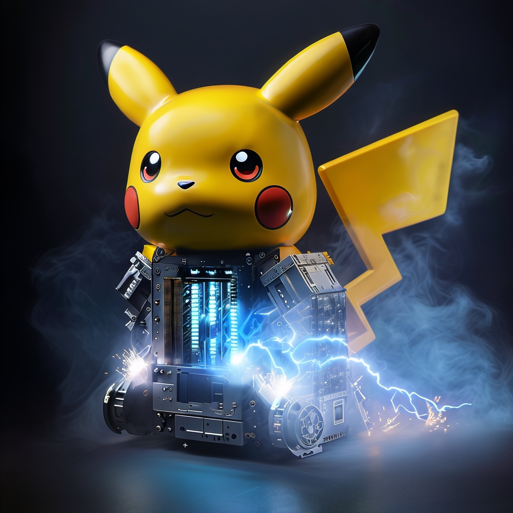 Mechanical Pikachu by M. Damian Zazueta Retamoza - Playground