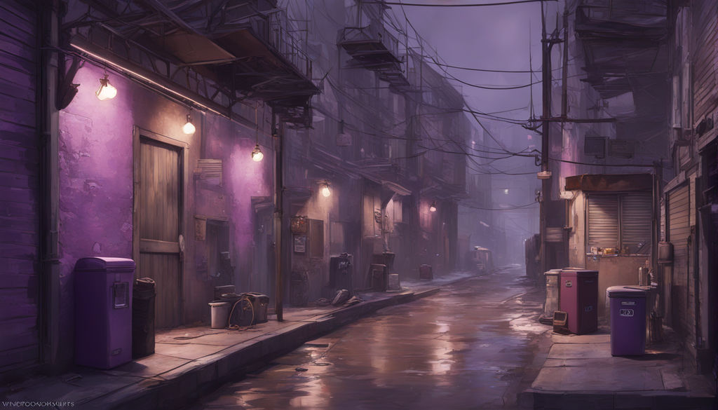 Exterior Back alley concept art by Gotlib Smith (zoobedz) - Playground