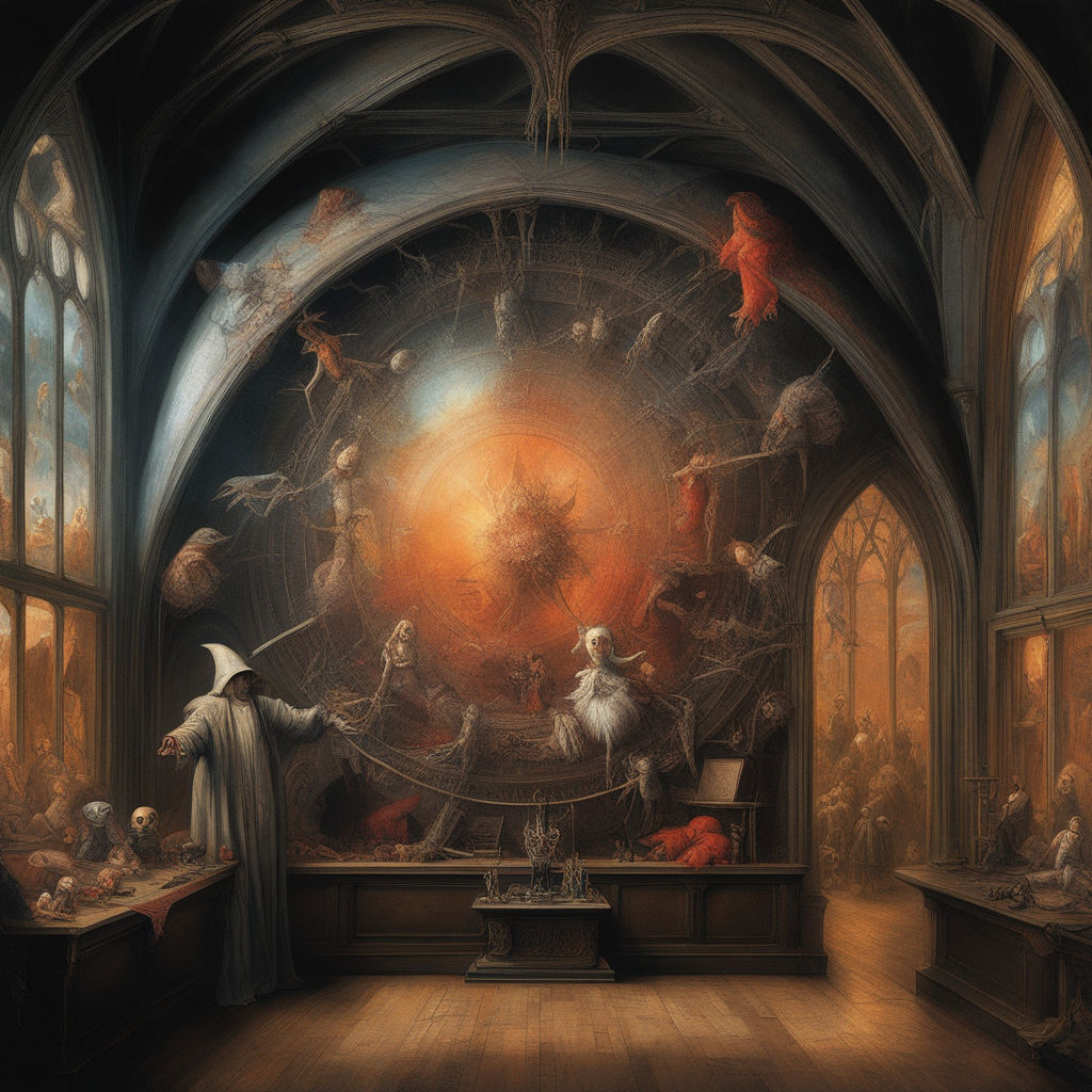 Gothic dark art scene by Dogan Erdal - Playground