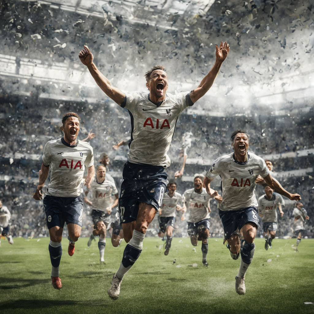 Victory moment of Tottenham Hotspur Championship winning tea... by 23 1 ...