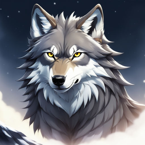 Wolf anime by Александра Крылатых - Playground