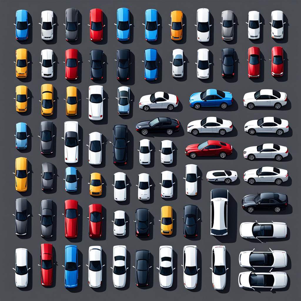 Multiple car sprite sheet for 2D game sprite that will be u... by usama ...