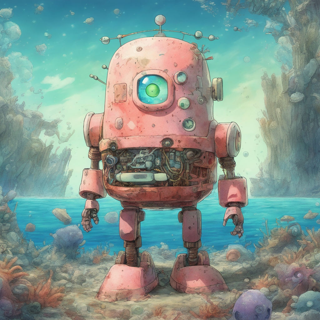 A robotic Patrick Star by Yong Hun Kim - Playground
