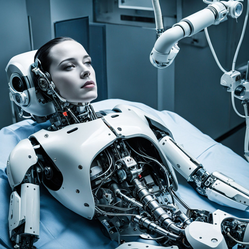 A person which gets operated to an cyborg by Felto Felto - Playground