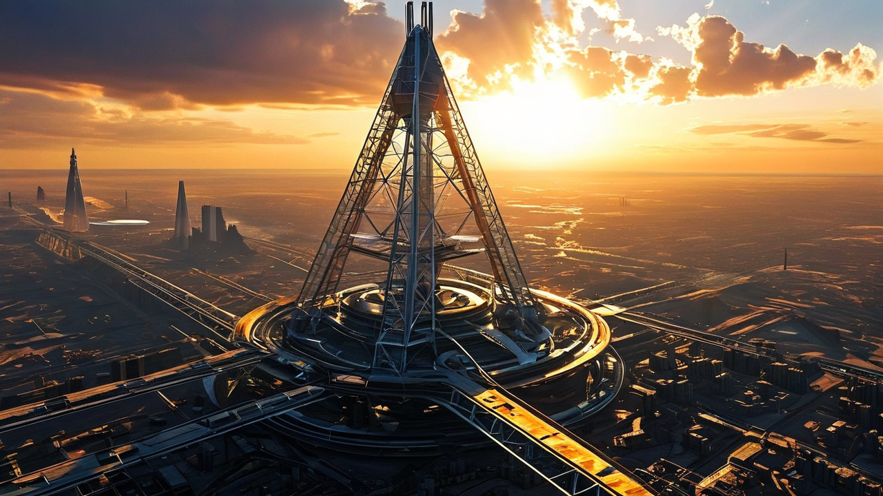 Space elevator by Johan - Playground