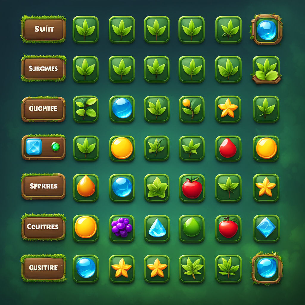 Game gui menu assets sprites widgets buttons quit resume nat... by ...