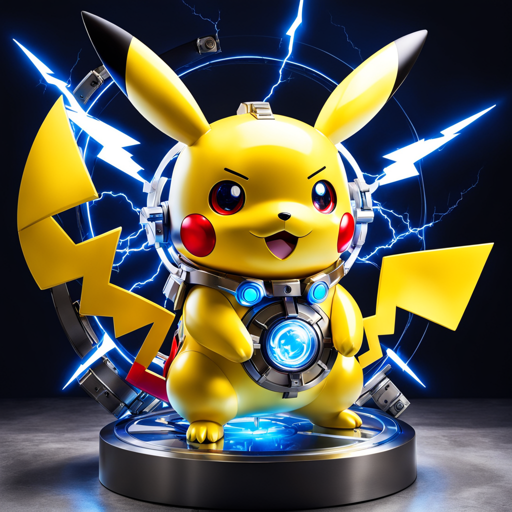 Mechanical Pikachu by M. Damian Zazueta Retamoza - Playground